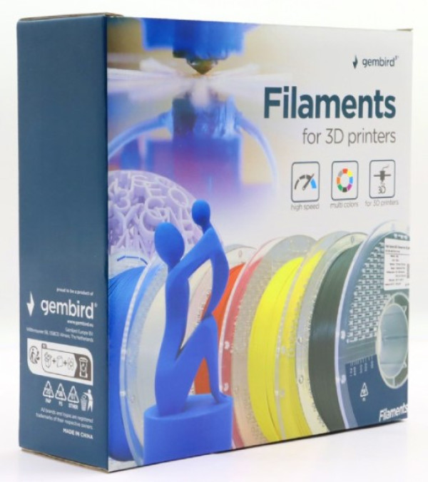 3DP-ABS1.75HY-01-BK ABS filament velike brzine za 3D stampac 1.75mm, kotur 1KG BLACK