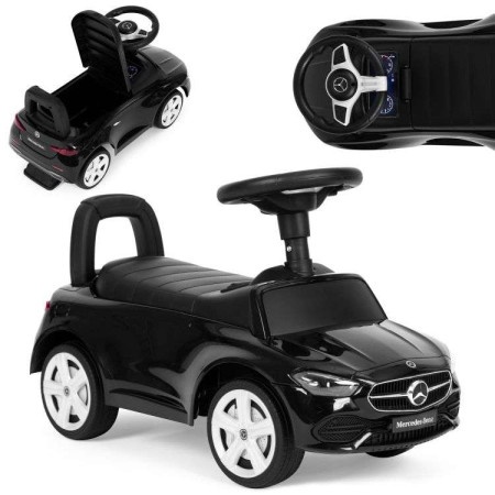 Ecotoys Guralica mercedes c class sa interaktivnim volanom i zvucima, black ( 667 BLACK )