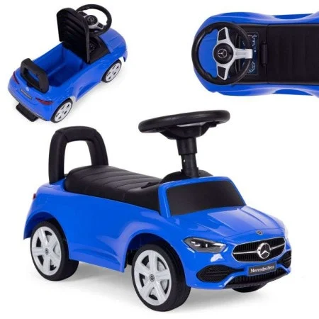 Ecotoys Guralica mercedes c class sa interaktivnim volanom i zvucima, blue ( 667 BLUE )