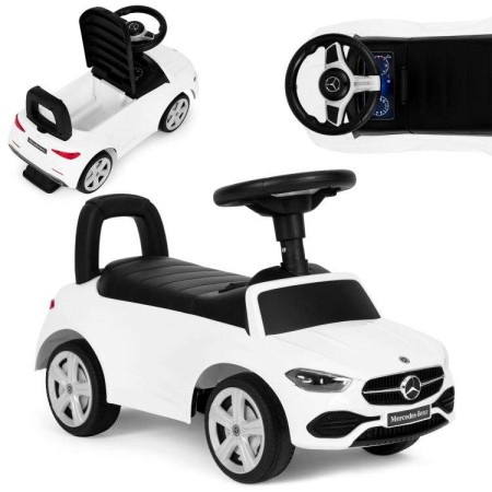 Ecotoys Guralica mercedes c class sa interaktivnim volanom i zvucima, white ( 667 WHITE )