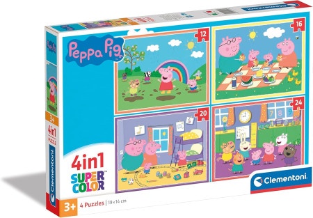 Clementoni puzzle 4u1 peppa pig ( CL21516 )