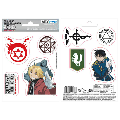 Stikeri set 2 Chibi - Fullmetal Alchemist, Alchemist