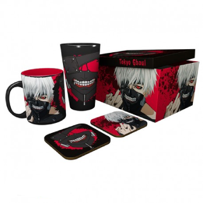 Poklon set - Čaša, šolja i 2 podmetača, Tokyo Ghoul, Ken