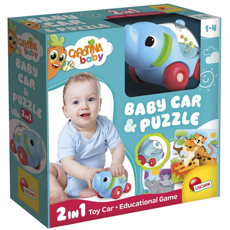 CAROTINA BABY 2u1 AUTO SLON I IGRA Puzzle Lisciani 102280