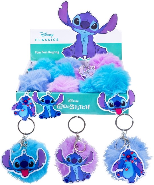 STITCH POMPOM PRIVEZAK ZA KLJUCEVE