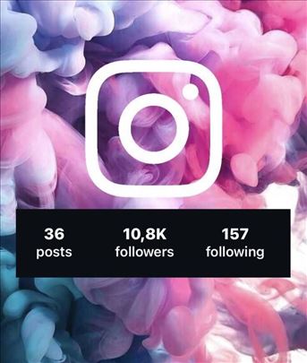 Inatagram nalog 10K (Marketing,dizajn"