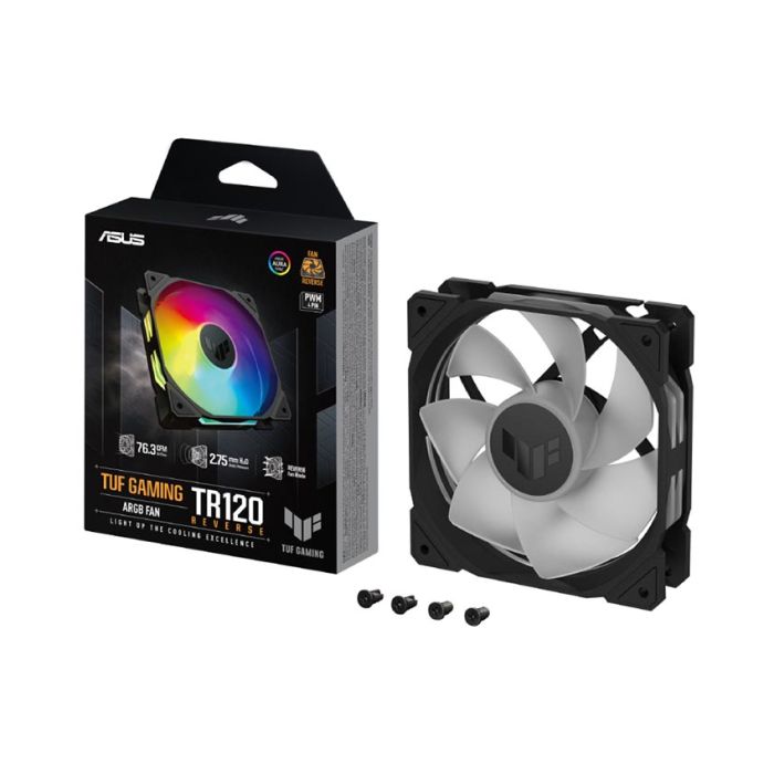 Ventilator ASUS TUF Gaming TR120 ARGB Reverse Black