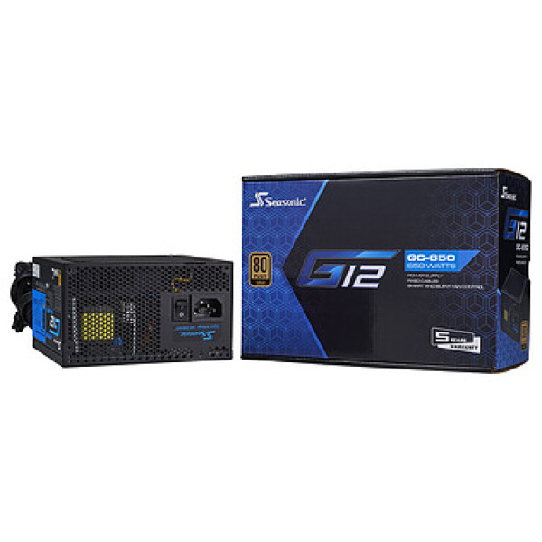 NAPAJANJE 650W SEASONIC G12 GC-650 80+ GOLD, SSP-650RT2 (NOVI MODEL 2024)