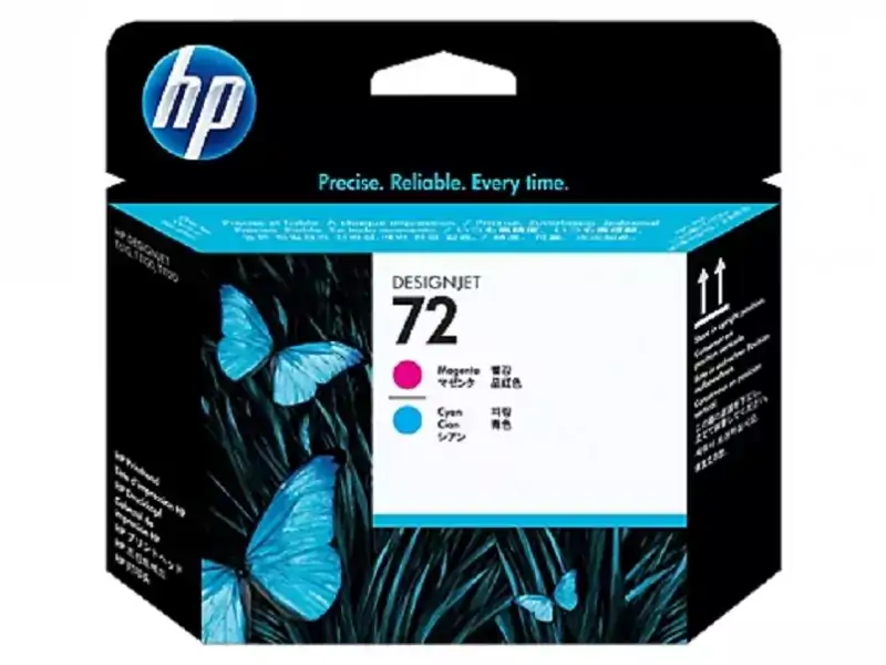HP NO.72 MAGENTA AND CYAN PRINTHEAD C9383A