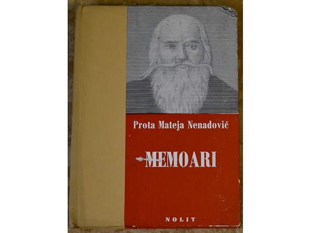 Prota Mateja Nenadović - Memoari