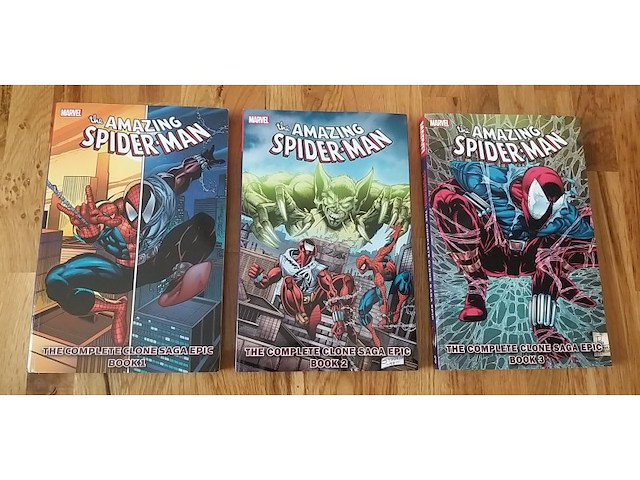 Spider-man: The Complete Clone Saga Epic vol.1-3 TPB