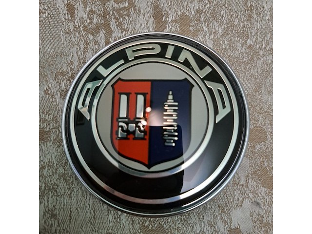 BMW Znak Alpina Za Gepek 74 mm Nov