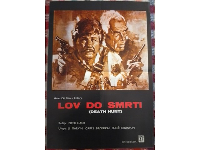 plakat LOV DO SMRTI (Charles Bronson)