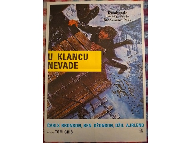 plakat U KLANCU NEVADE (Charles Bronson)