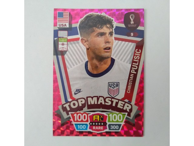 TOP MASTER 9 - Pulisic - Adrenalyn Qatar 2022