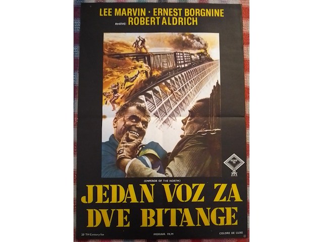 plakat JEDAN VOZ ZA DVE BITANGE