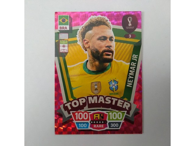 TOP MASTER 3 - Neymar - Adrenalyn Qatar 2022