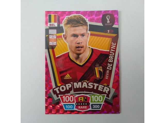 TOP MASTER 2 - De Bruyne - Adrenalyn Qatar 2022