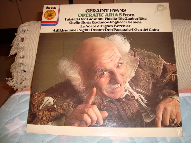 Geraint Evans - Operatic Aries - DECCA-records- LP -