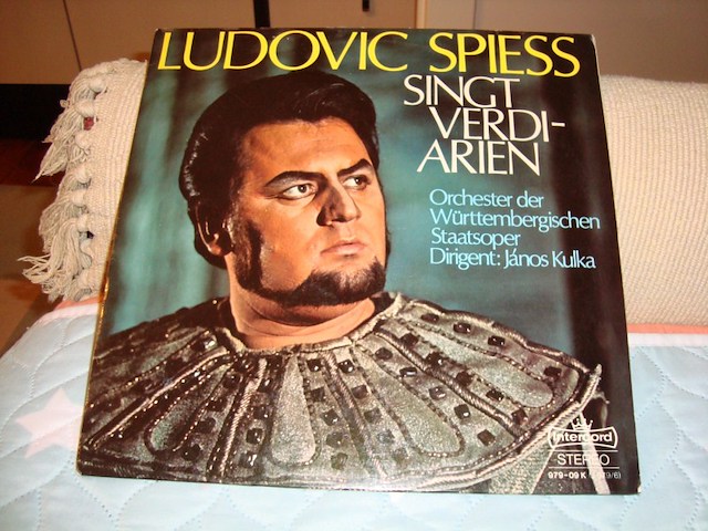 Ludovic Spiess - Singt Verdi Arien - LP -