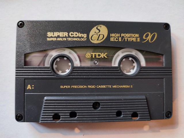 TDK - super CD-ing 90 min - koriscena kaseta