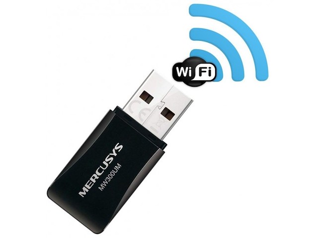 Wireless USB mrežna kartica Mercusys MW300UM 2,4GHz!