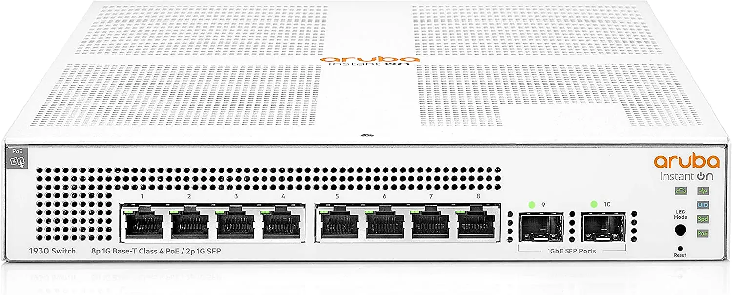 HPE ARUBA NETWORKING Svič Instant On beli