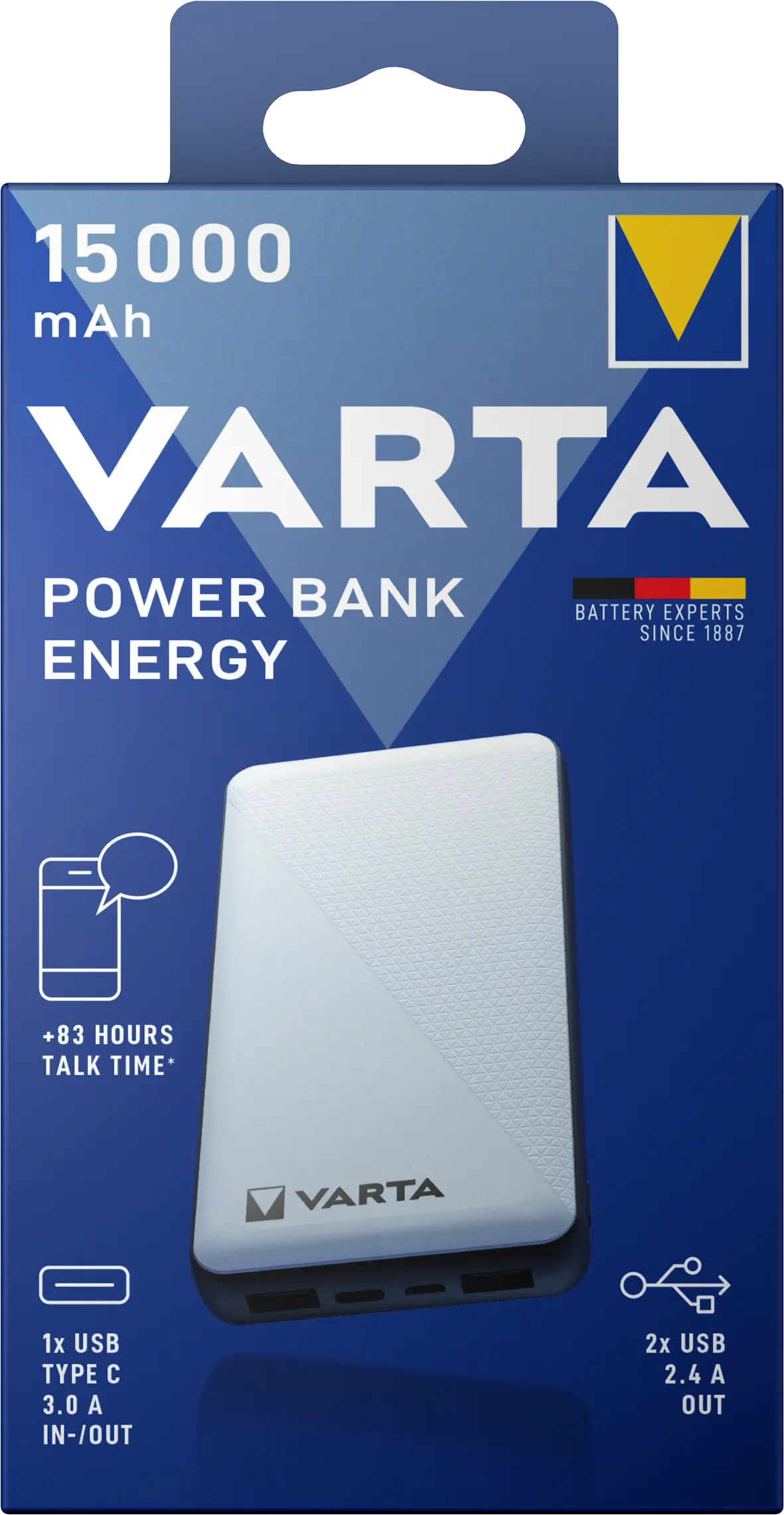 VARTA Power Bank Energy 15000mAh