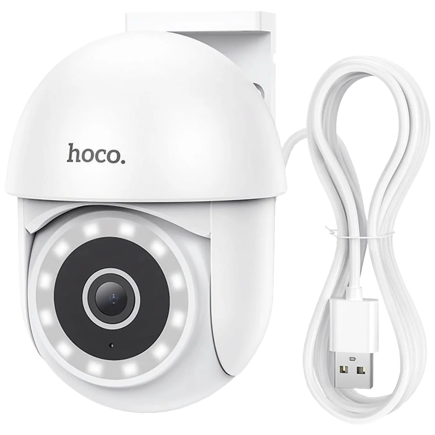 Hoco kamera IP, 3MP, 1080p, ViFi, mikro SD, Spoljašnja - D2 Spoljni PTZ, bela