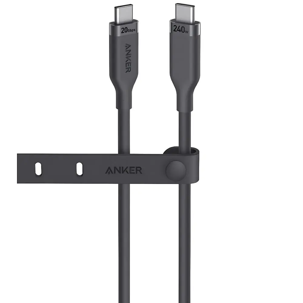 ANKER Kabl 310 Bio-TPE USB-C do USB-C 240W 20Gbps USB 3.2, Crni