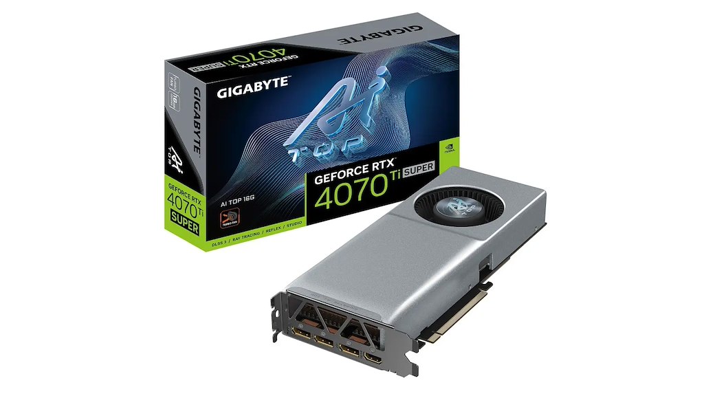 GIGABYTE Grafička kartica NVidia GeForce RTX 4070Ti SUPER AI TOP 16GB GDDR6X