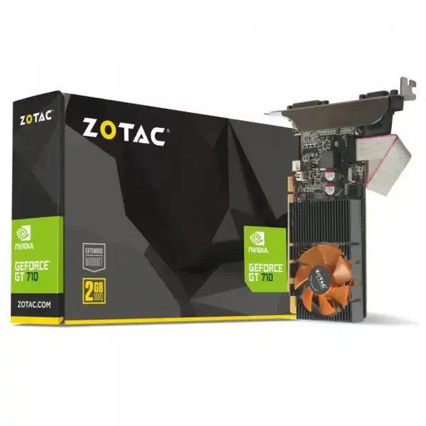 Zotac ZT-71310-10L Grafička kartica, GT710, 2GB, DDR3, 64bit, Crna