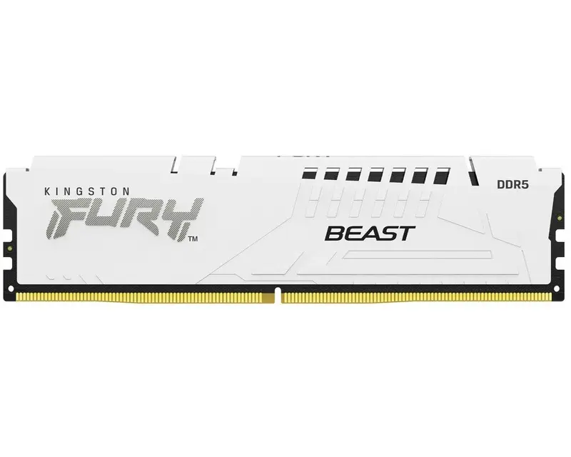 KINGSTON DIMM DDR5 16GB 6800MT/s KF568C34BW-16 FURY Beast White XMP