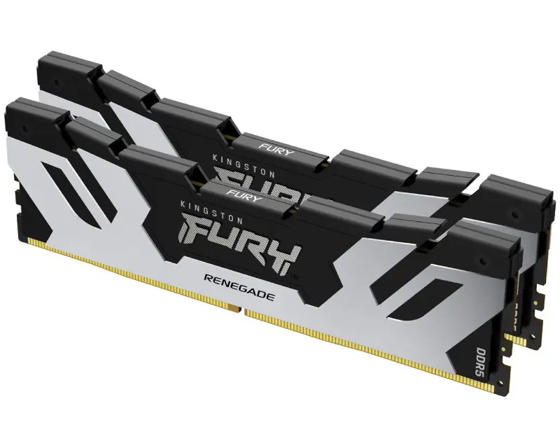 KINGSTON DIMM DDR5 32GB (2x16GB kit) 7600MT/s KF576C38RSK2-32 FURY Renegade Silver/Black XMP