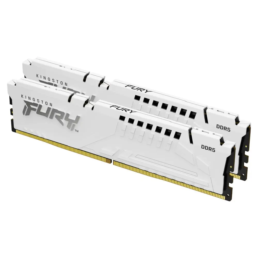 Kingston RAM memorija DDR5 64GB (2x32GB) 5200MHz CL36 DIMM [FURY Beast] White EXPO KF552C36BWEK2-64