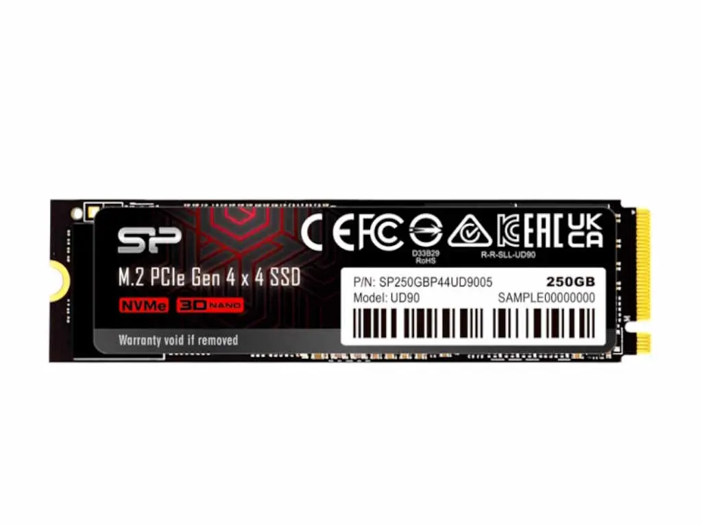 SSD SILICON POWER UD90 250GB/M.2/crna