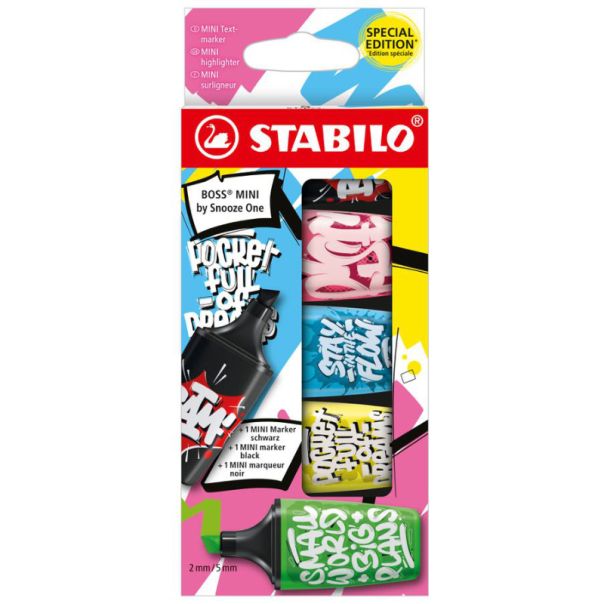 Signiri STABILO BOSS ORIGINAL MINI By Snooze One set 1/5