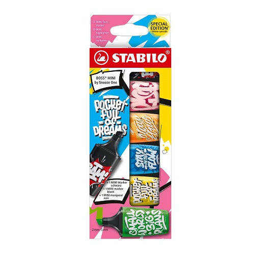 Signiri STABILO BOSS ORIGINAL MINI By Snooze One set 1/6