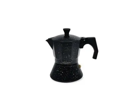 MAESTRO MR1667-6 Džezva za espresso kafu za 6 šoljica, 300ml, Crna