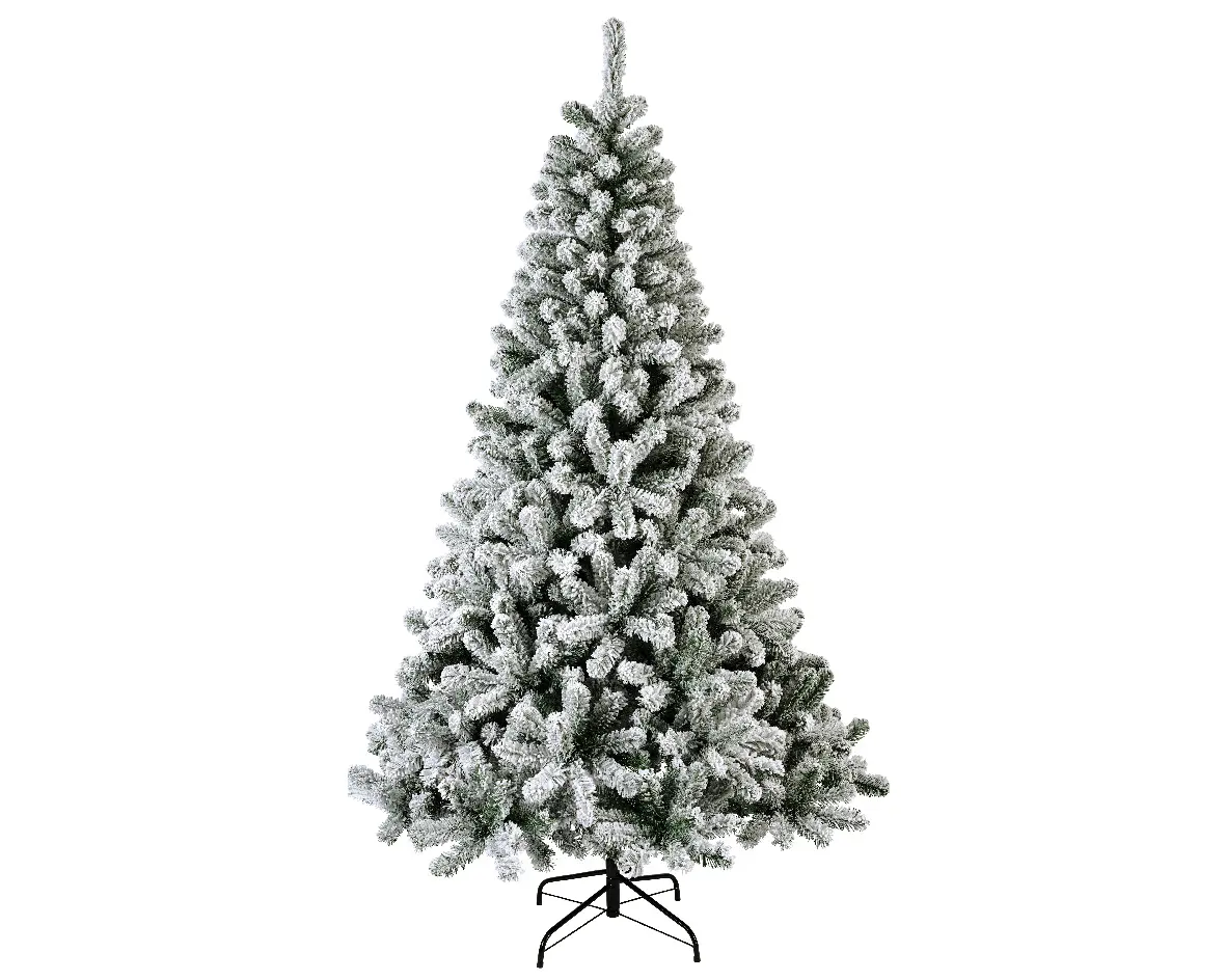 DekorDom Novogodišnja jelka MONARCH PINE SNOWY, 210 cm, Zeleno-bela