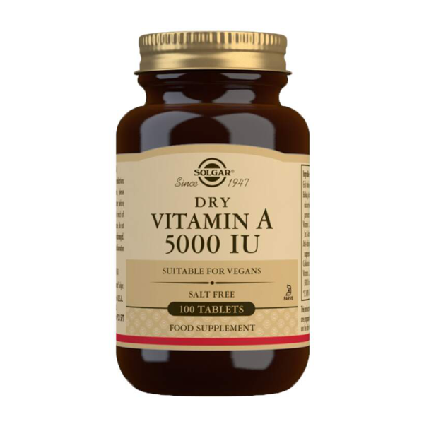 Dry Vitamin A 5000 IU 100 tableta