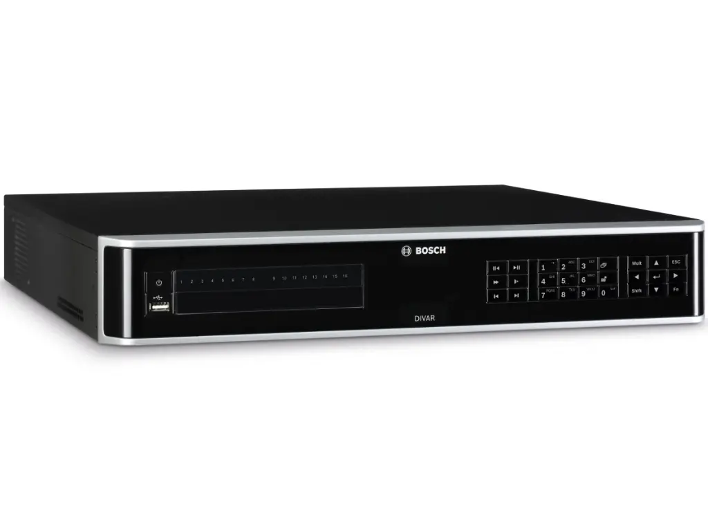 BOSCH Network recorder NVR DIVAR 5000 32ch, 16PoE, 1.5U crni