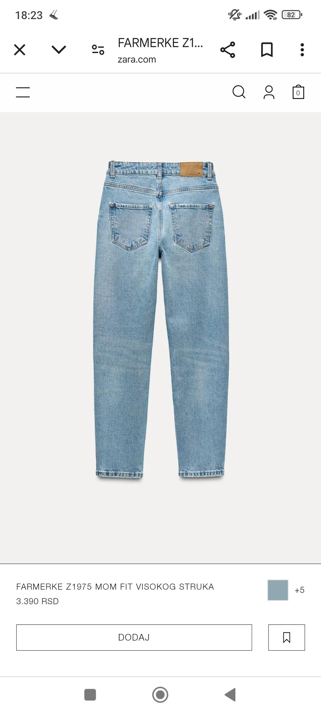 Zara nove pantalone kupila ih u vel 34 kad sam dosla kuci stisnu me