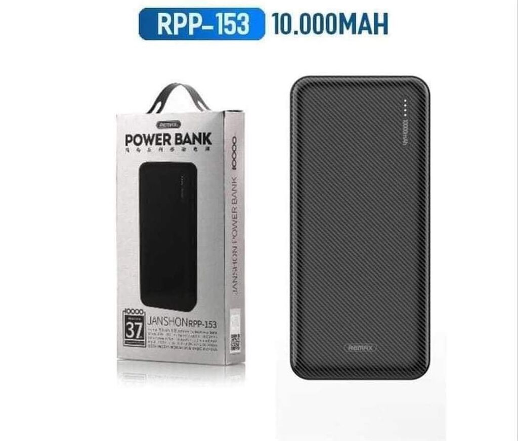 Remax RPP-153 Janshon Series Power Bank 10000mAh Capacity: 10000mAh