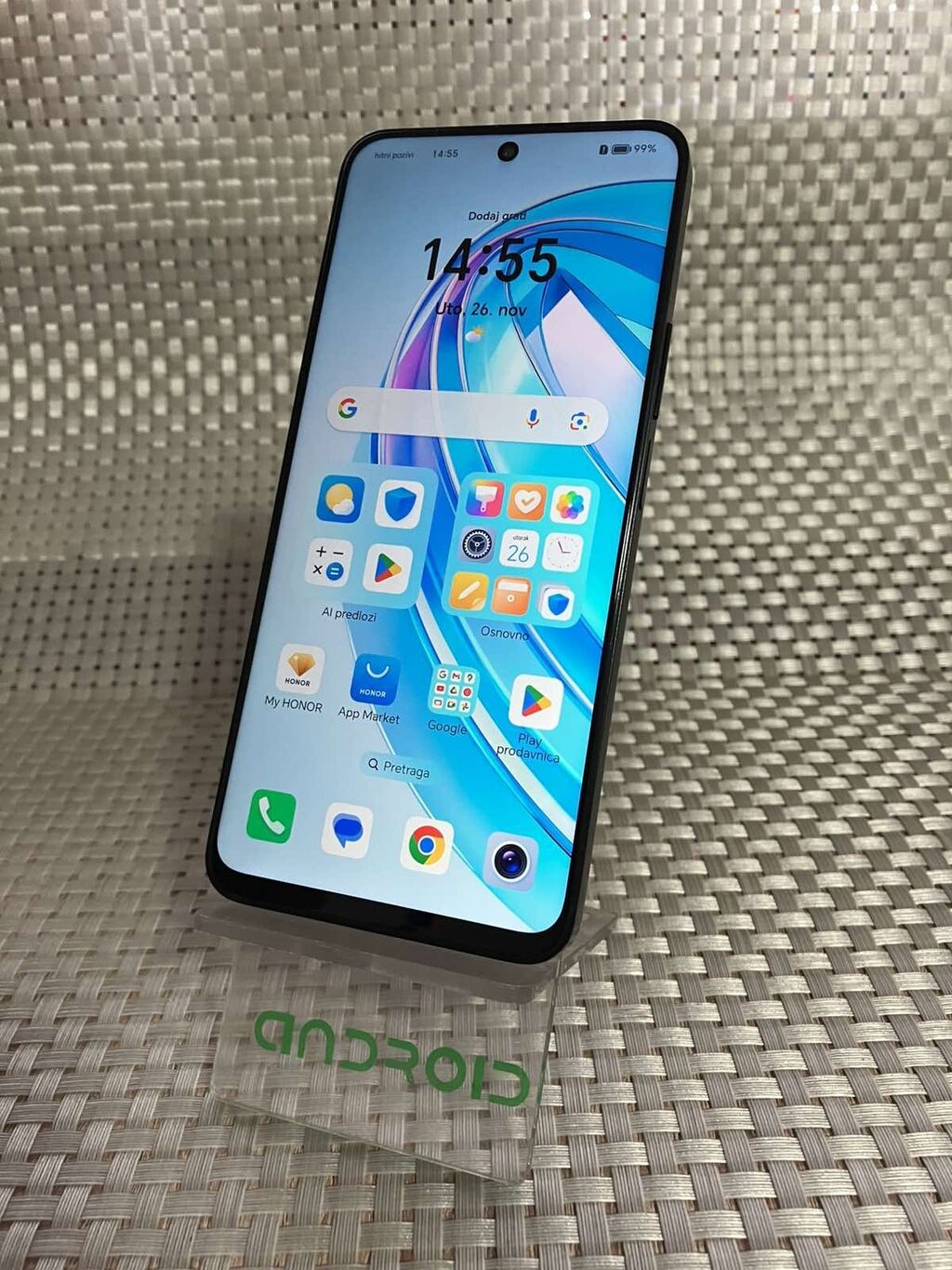 Honor X8a, 128 GB, bоја - Crna, Dual SIM, Face ID, Otisak prsta