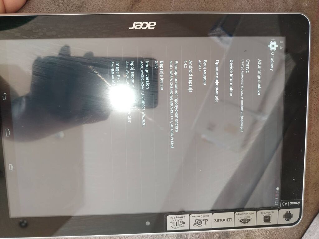 Prodajem tablet Acer A3 uz njega ide tastatura i kabal za punjenje