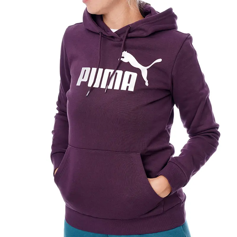 PUMA Женски Дуксер ESS+ класа, виолетов