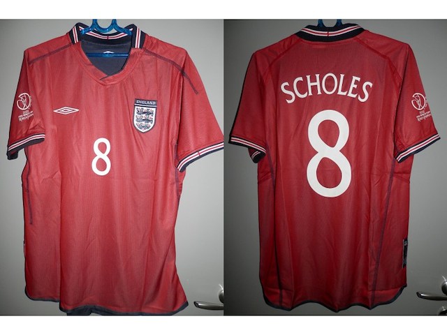 Engleska dres (World Cup 2002) Paul Scholes 8 England