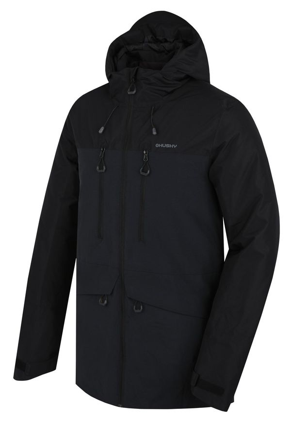 MEN'S FILLED WINTER JACKET HUSKY NEBET M BLACK