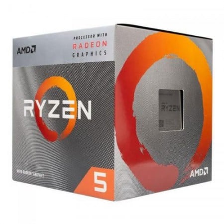 CPU AMD Ryzen 5 3400G, 3.7GHz (4.2GHz), RX Vega 11, 4 cores, AM4, BOX